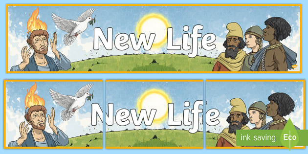 👉 KS2 New Life Display Banner (teacher made) - Twinkl