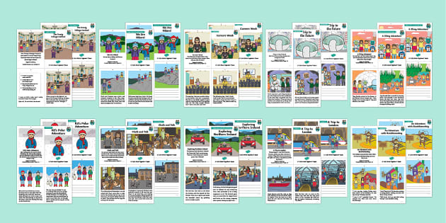 Phonics Level 6 Weeks 11-20 Minibooks - Twinkl