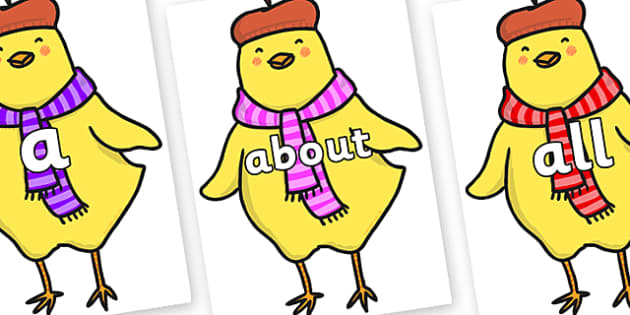 FREE! - 100 High Frequency Words on Chicken Licken - Twinkl