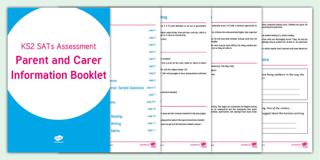 A Guide to Year 6 SATs for Parents and Carers - Twinkl
