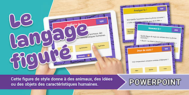 Powerpoint - Le langage figuré
