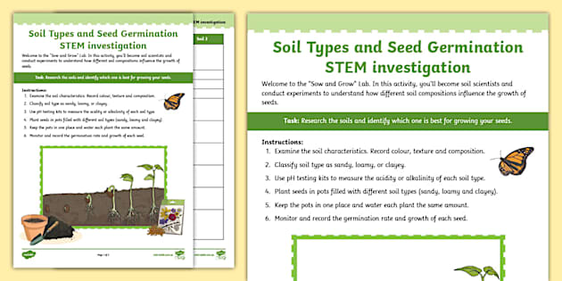 Soil Types and Seed Germination