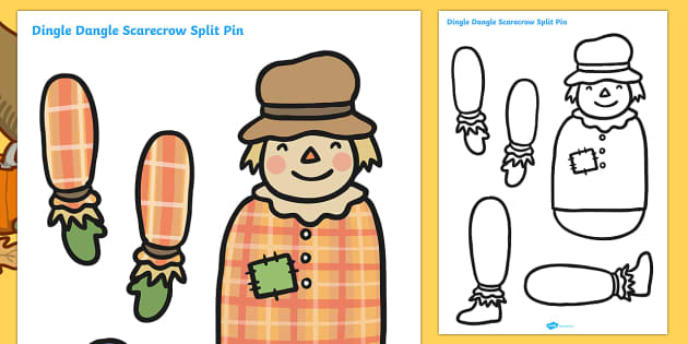 Split-Pin Scarecrow Art Activity | EYFS/KS1 | Twinkl