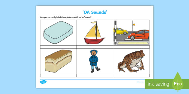 Oa Sound Worksheet