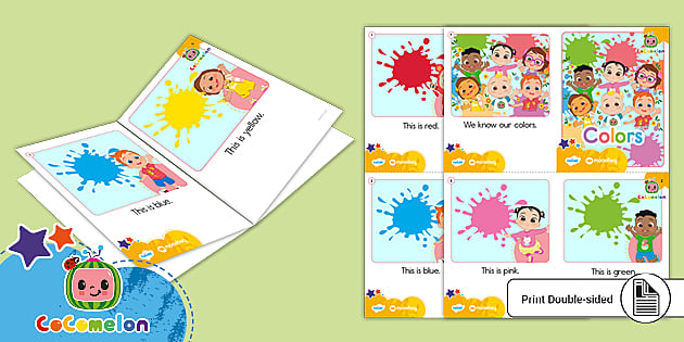 FREE CoComelon: Colors Emergent Reader - Twinkl