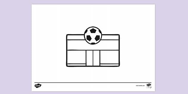 Sports Shop Map Icon | KS1 Colouring Sheets | Twinkl