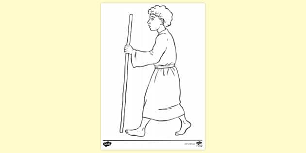 Isaac Was Kind Colouring | KS1 Colouring Pages | Twinkl