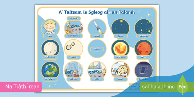 A' tuiteam le sgleog air an Talamh - Brat-fhacail