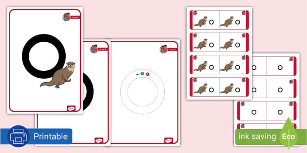 Gr. R Phonics O Poster, Flashcards and Robot Letter - Twinkl
