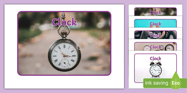 FREE! - Clock Photo Pack (teacher made) - Twinkl