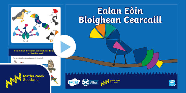 FREE! - PowerPoint Ealain-eòin le bloighean - Seachdain Matamataig
