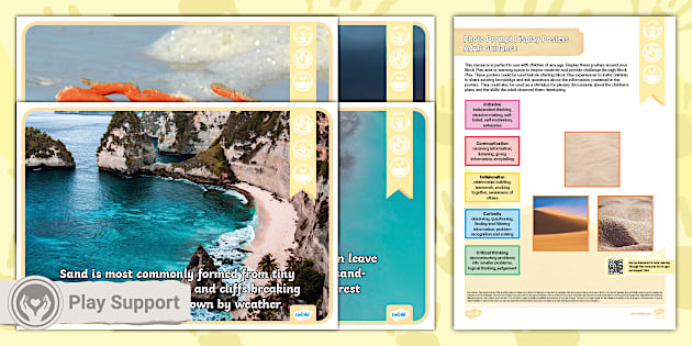 Play for All Ages - Sand Play Photo Prompt Display Posters