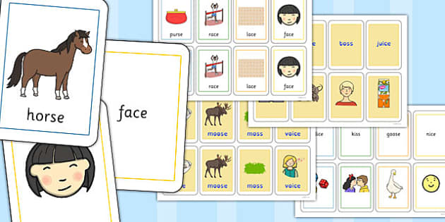 Final 'S' Sound Playing Cards (teacher made) - Twinkl