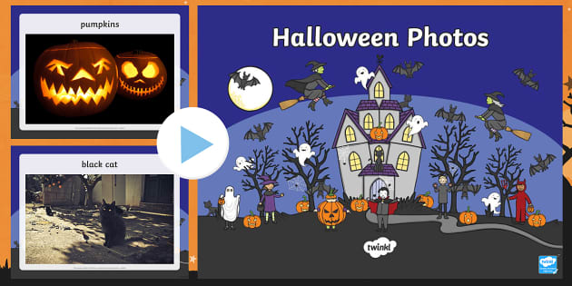 Halloween Display Photo PowerPoint (Hecho por educadores)