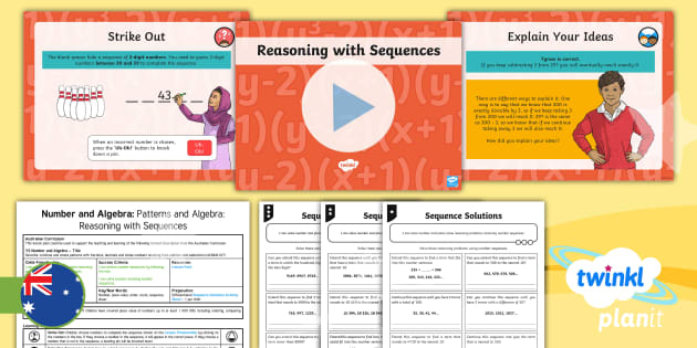 PlanIt Mathematics Year 5 Number and Algebra: Patterns and Algebra ...