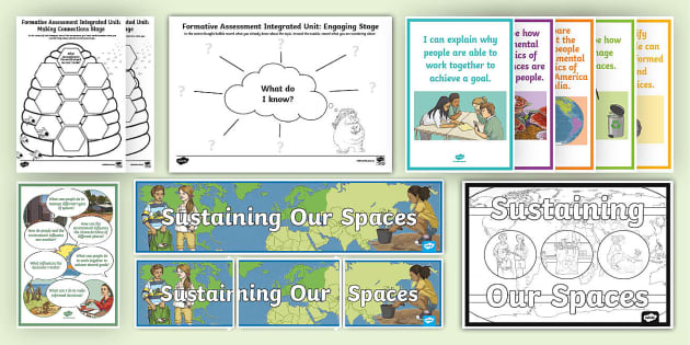 Sustaining our Spaces Year 5 Integrated Unit Display Pack