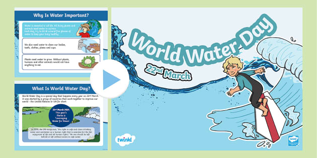 KS1 World Water Day 2024: Leveraging Water for Peace Information PowerPoint
