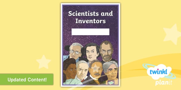 Science: Scientists and Inventors Year 6 Book Cover - Twinkl