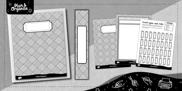 Art Deco | Personalised Binder Pack (teacher made) - Twinkl