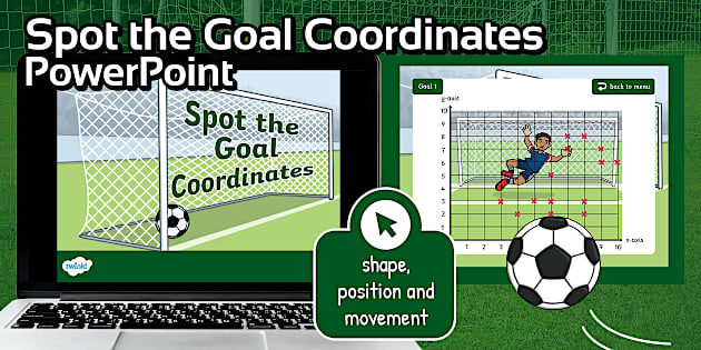 Scotland Spot the Goal Coordinates PowerPoint