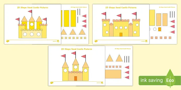 Castle Shapes Clip Art