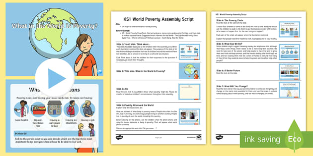 KS1 World Poverty Assembly Pack (teacher made)