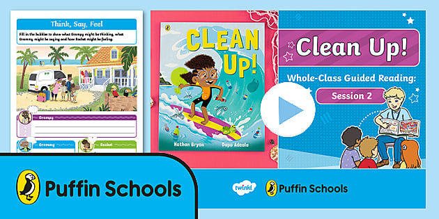 KS1 Clean Up! Puffin Whole-Class Guided Reading: Session 2