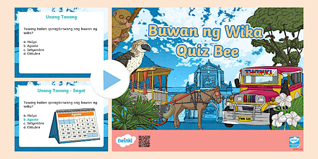 Buwan ng Wika Quiz Bee | Grade 4-6 | Twinkl Philippines