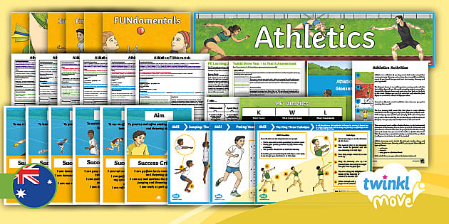 Move PE Year 5 Athletics Unit Pack (teacher made) - Twinkl