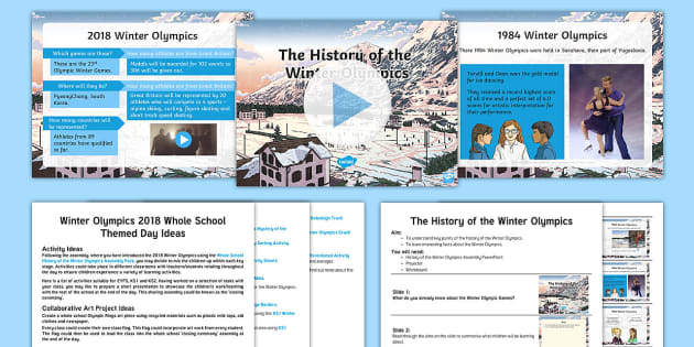 Winter Olympics 2018 Whole School Themed Day Lesson Ideas