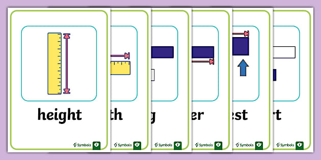 Twinkl Symbols: Length and Height Display Posters - Twinkl Twinkl Symbols: Length and Height Display Posters - Twinkl