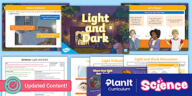 Science: Light: Light and Dark Year 3 Lesson 1 - Twinkl