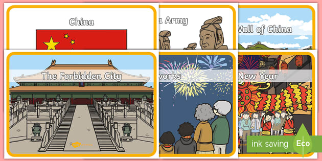 China Display Posters (teacher made)