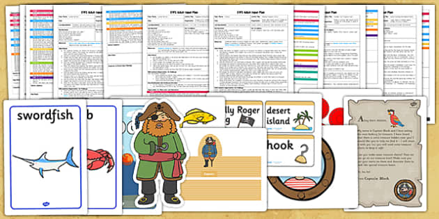 EYFS Pirate Themed Adult Input Planning Pack - planning pack