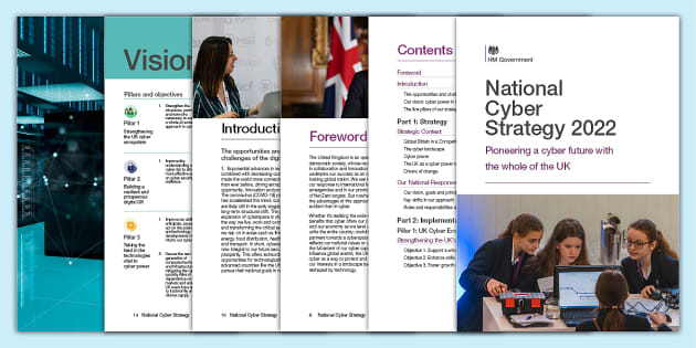 FREE! - DfE: National Cyber Strategy 2022 (teacher made)
