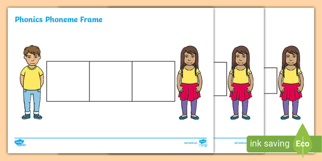 Twinkl Phonics Phoneme Prompt Frame (teacher made) - Twinkl