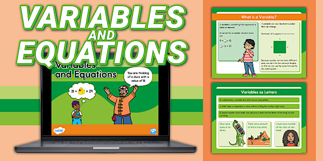 Variables and Equations PowerPoint