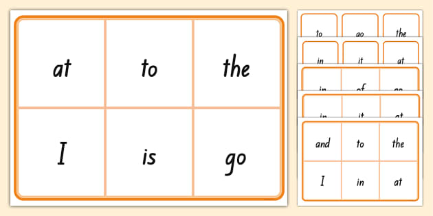Level 2 Sight Word Bingo (teacher made) - Twinkl