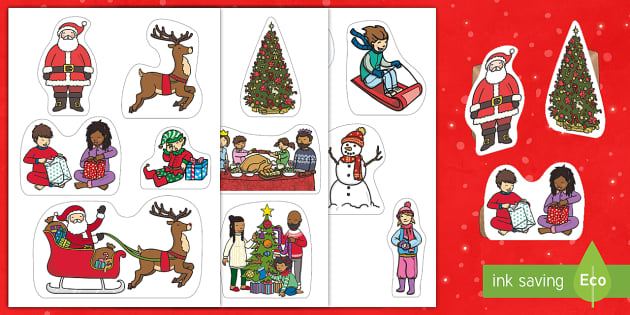 Christmas Small World Characters (Hecho por educadores)
