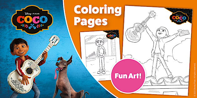 Coco: Miguel Coloring Pages