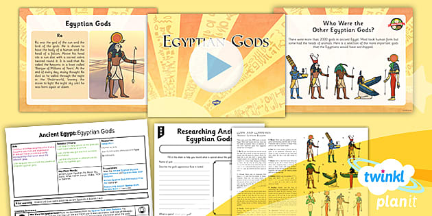 History: Ancient Egypt: Egyptian Gods UKS2 Lesson Pack 6