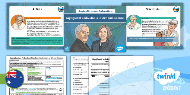 Y6 HASS History Australia Lesson 6 Individuals Art Science