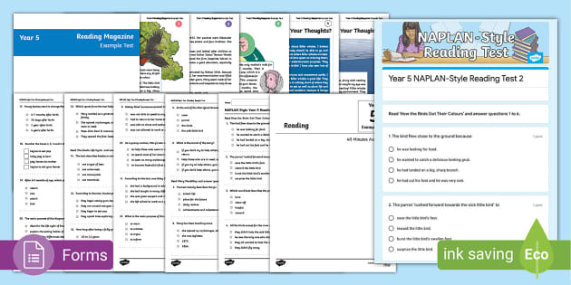 Comprehension Skills Test PDF | Primary NAPLAN Practice