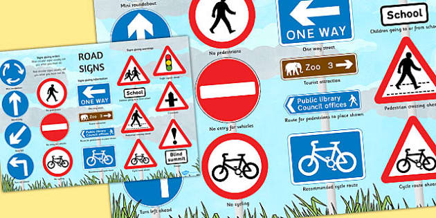 FREE! - British Road Signs Large Poster - poster, road signs, britain