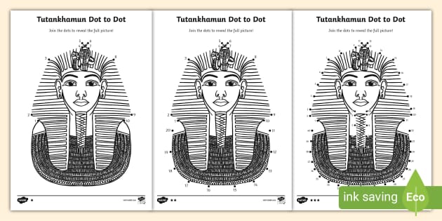 👉 Tutankhamun Dot to Dot Activity Sheet (teacher made)