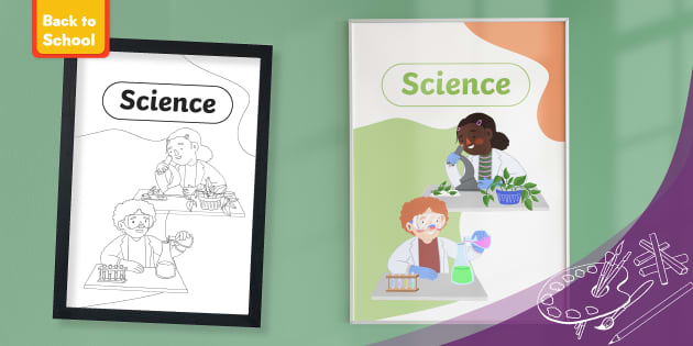 Science Subject Classroom Sign Poster | Twinkl Art Gallery