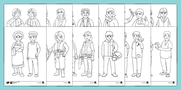 Community Helpers Printable Posters Twinkl Teacher Made