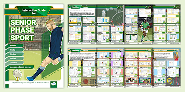 FREE! - Interactive Guide for Senior Phase Sport - Twinkl