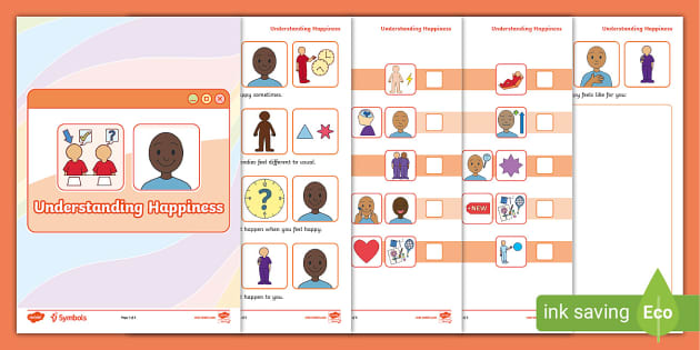 Twinkl Symbols: Understanding My Emotions - Happiness