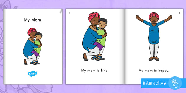 My Mom Early Emergent Reader eBook - Mother's Day